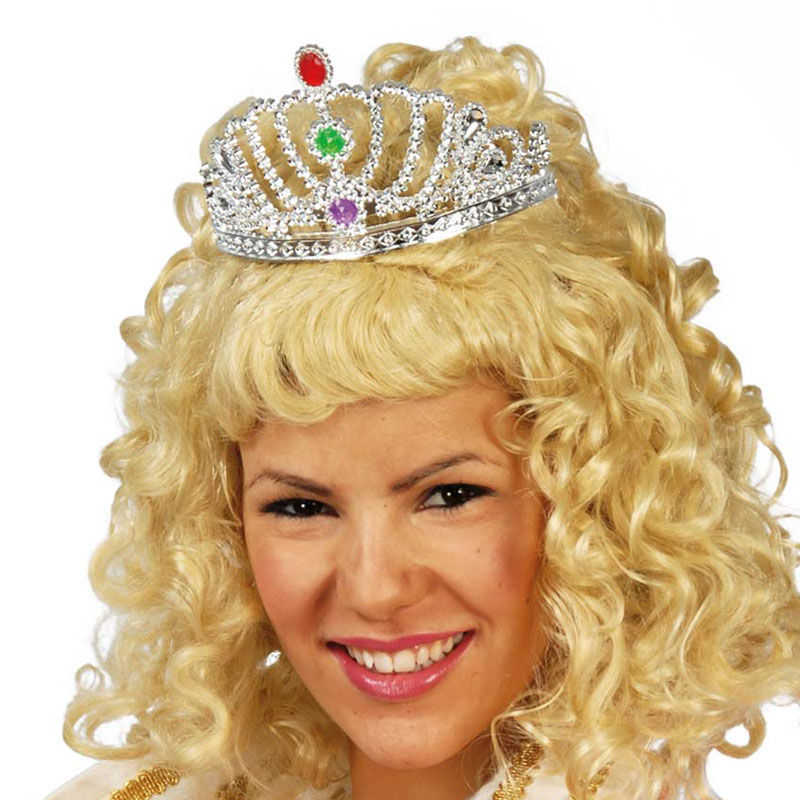 DisfracesJarana | Corona de Princesa Plata | Comprar Diademas, Joyas y complementos online