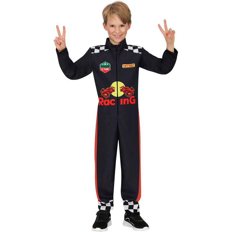 Disfraz Piloto Formula racing para Niño |【Envío en 24h】