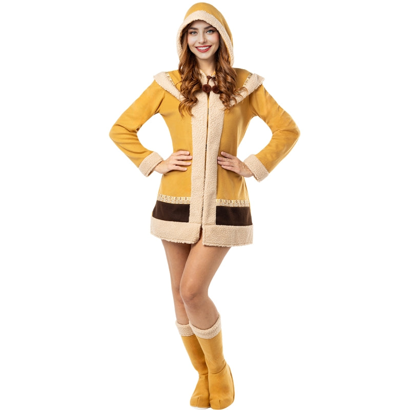 Disfraz Esquimal Polo Norte para Mujer |【Envío en 24h】