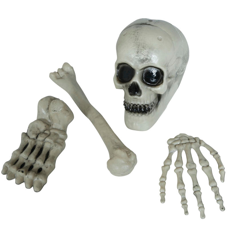 Set de Huesos de Esqueleto (4 Piezas) – Decoración Halloween