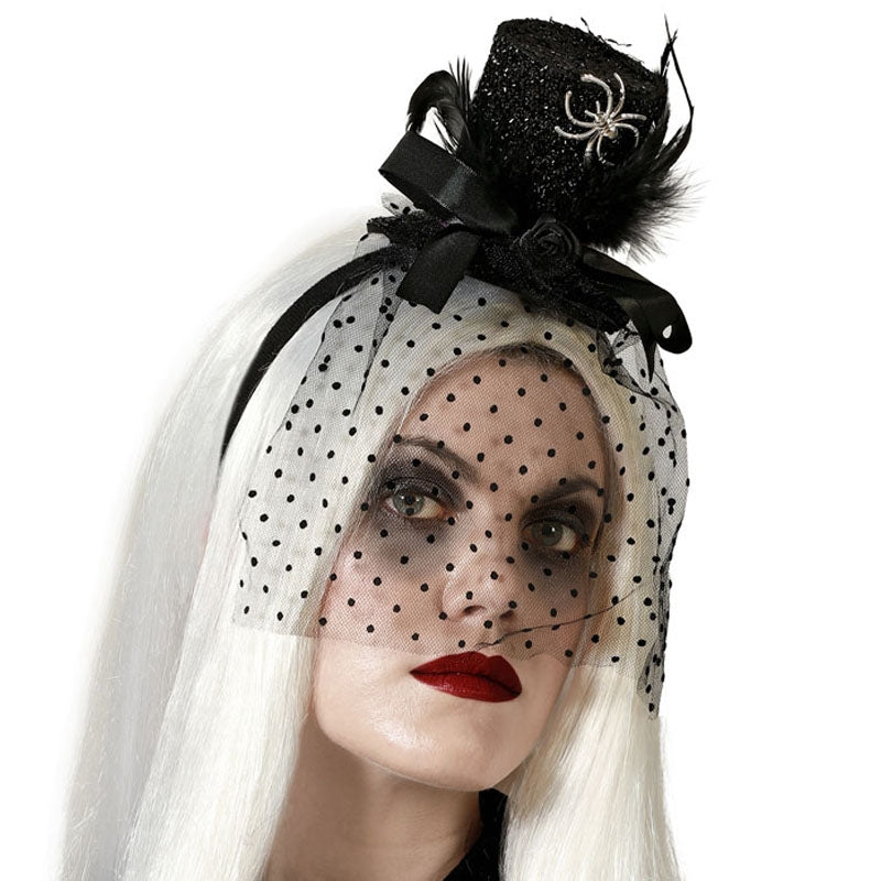 Comprar Diadema de Viuda con velo para Halloween |【Envío en 24h】