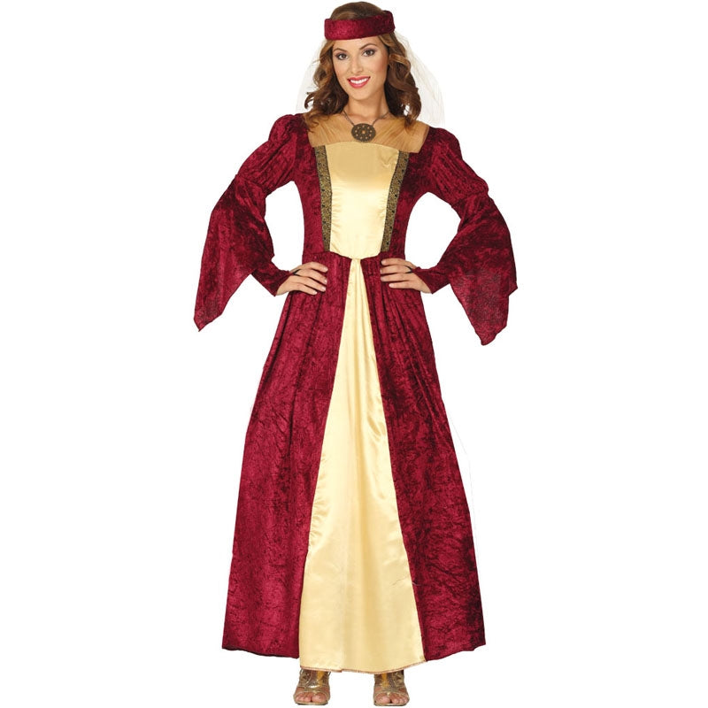 Disfraz Dama Medieval Elegante para Mujer |【Envío en 24h】