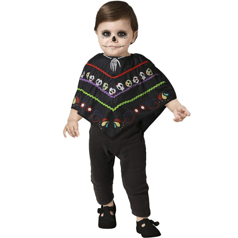 Disfraz Esqueleto Mexicano Catrin para Bebé |【Envío Halloween en 24h】