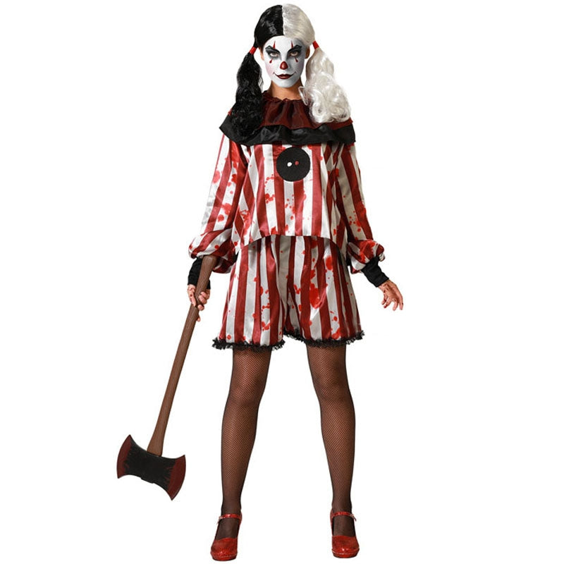 Disfraz Payasa ensangrentada para Mujer |【Envío Halloween en 24h】