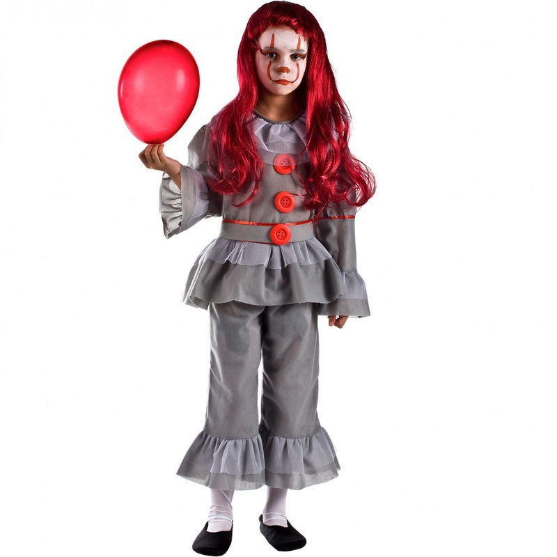 Disfraz Payasa película IT para Niña |【Envío Halloween en 24h】