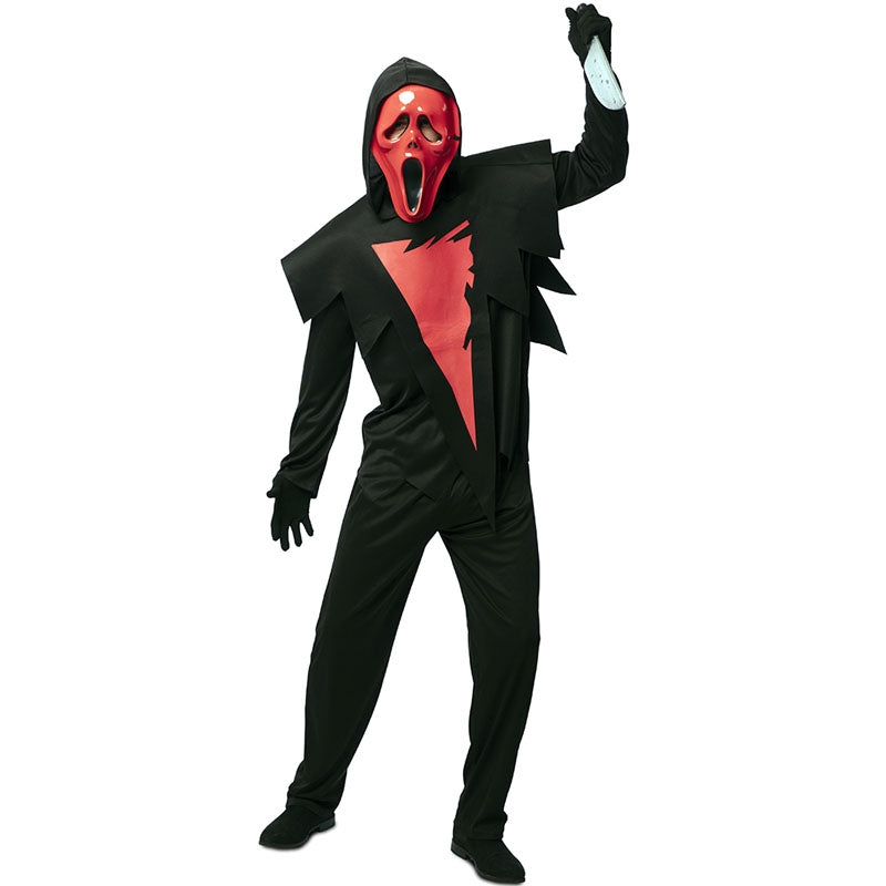 Disfraz Scream rojo para Hombre |【Envío Halloween en 24h】