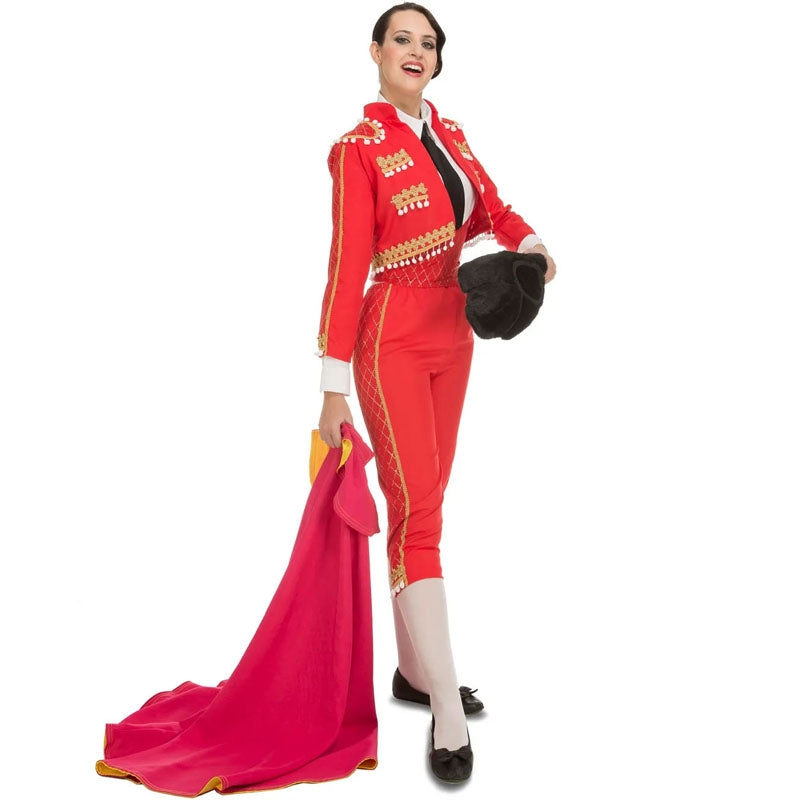 Disfraz Torera roja para Mujer |【Envío en 24h】