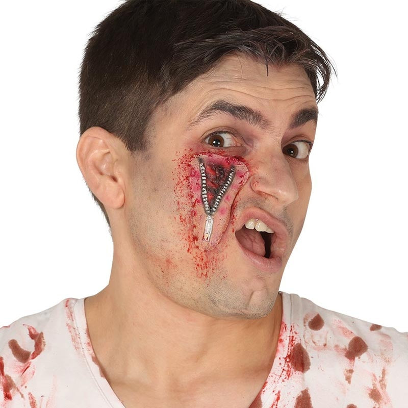 Efecto Cicatriz Cremallera |【Envío Halloween en 24h】
