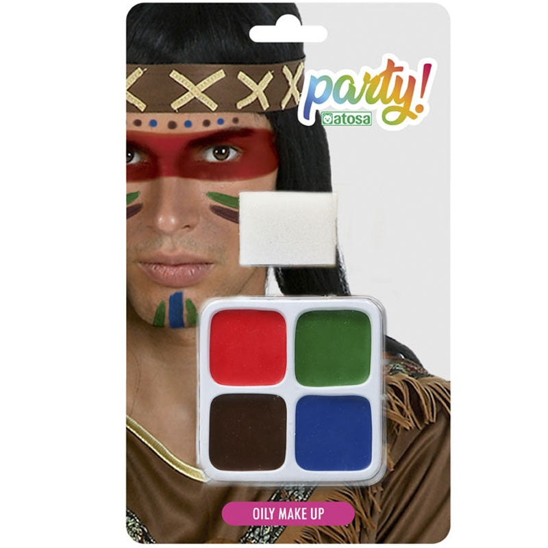 Comprar Kit para maquillarte como un indio de disfraz |【Envío en 24h】