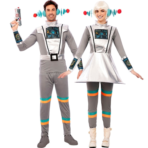 Disfraces de robots para niños y adultos | LED, plateados y futuristas